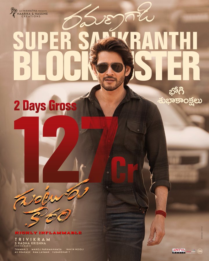 'Guntur Kaaram' box office Day 2: Mahesh Babu's film sees huge drop - India Today